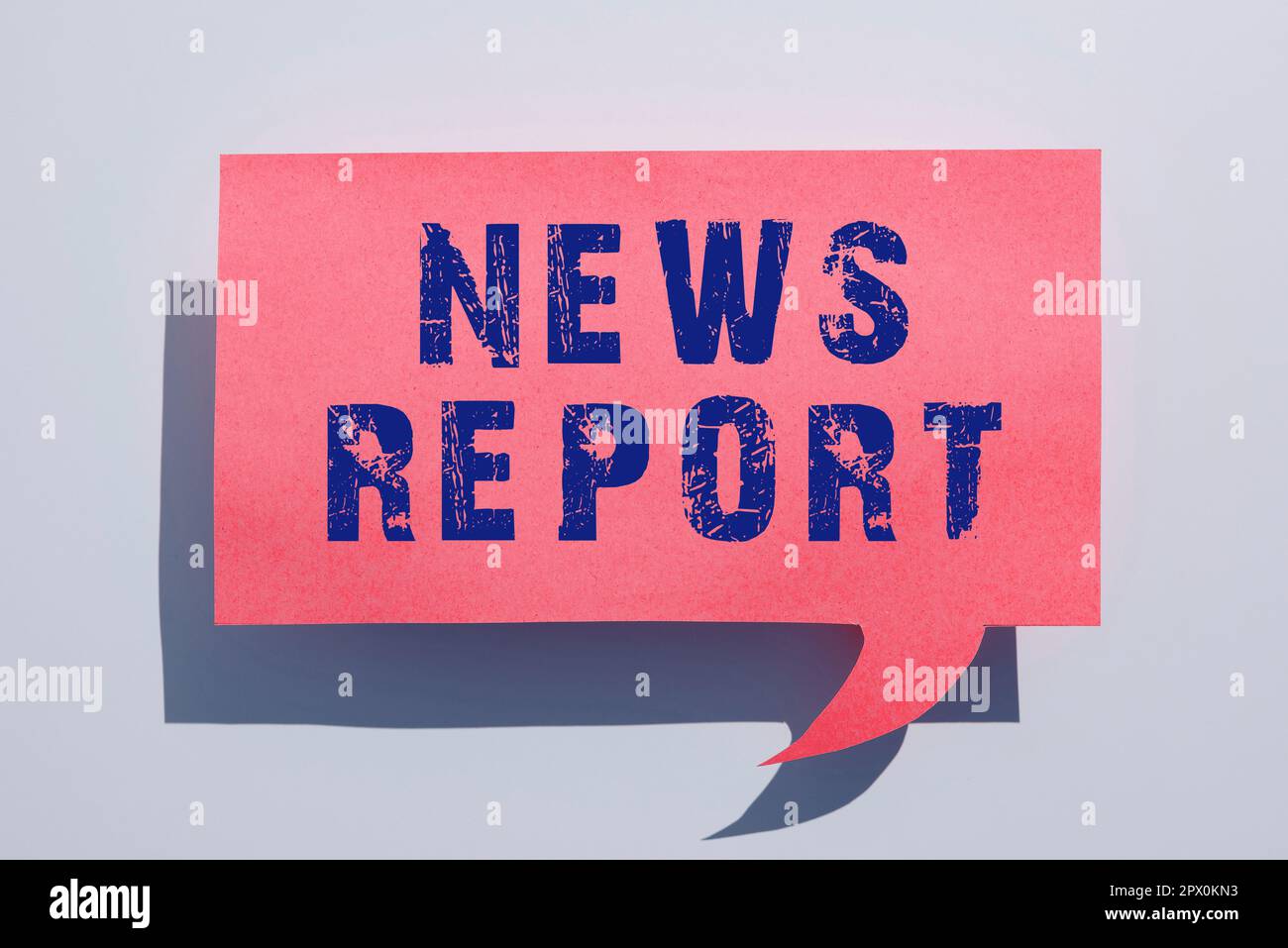 Text caption presenting News Report, Word for spoken or written account ...