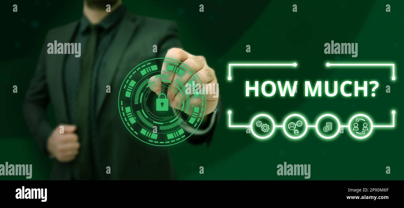 Writing displaying text How Much, Word Written on ask about the amount ...