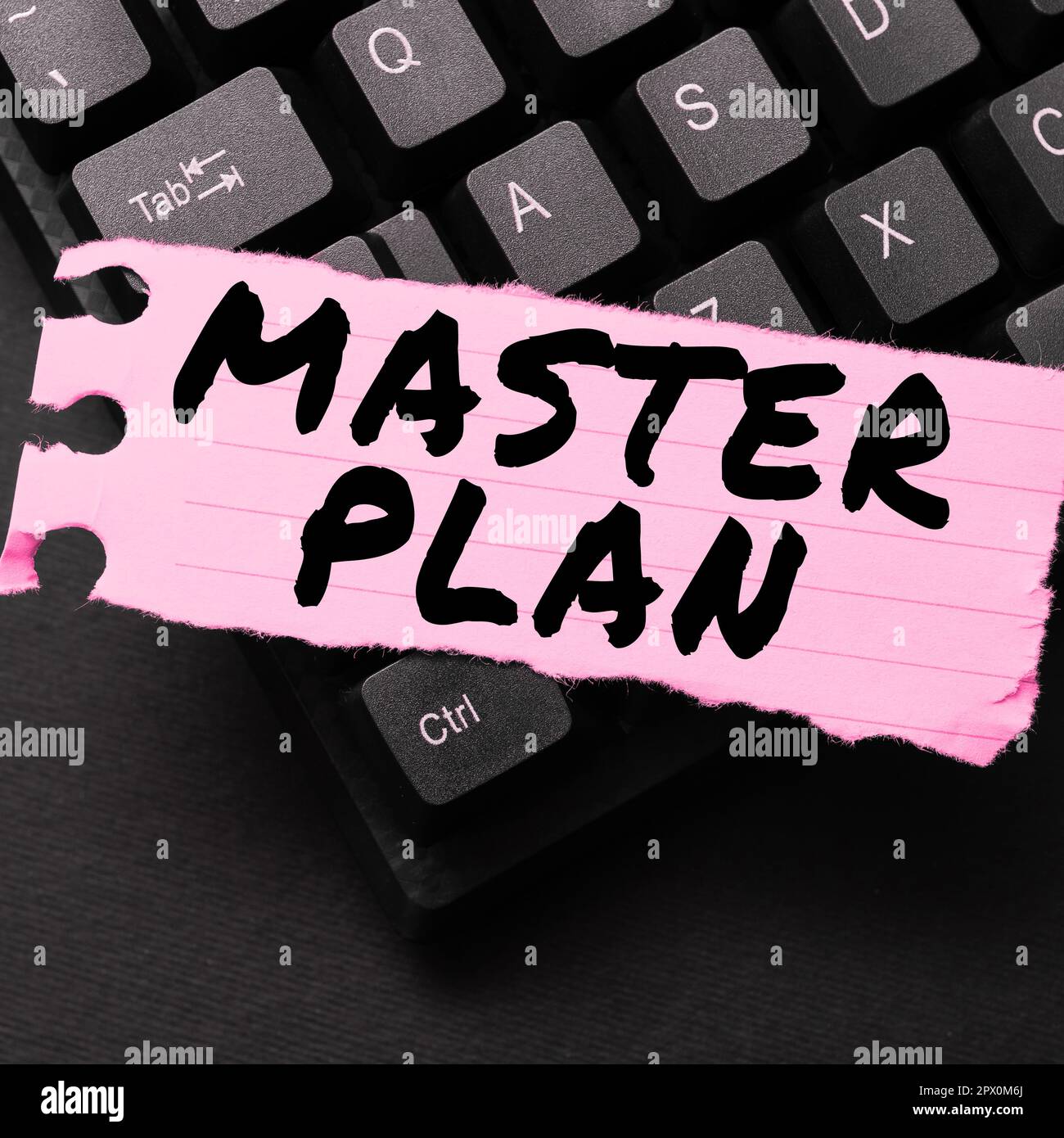 Text sign showing Master Plan, Business idea dynamic long-term planning ...