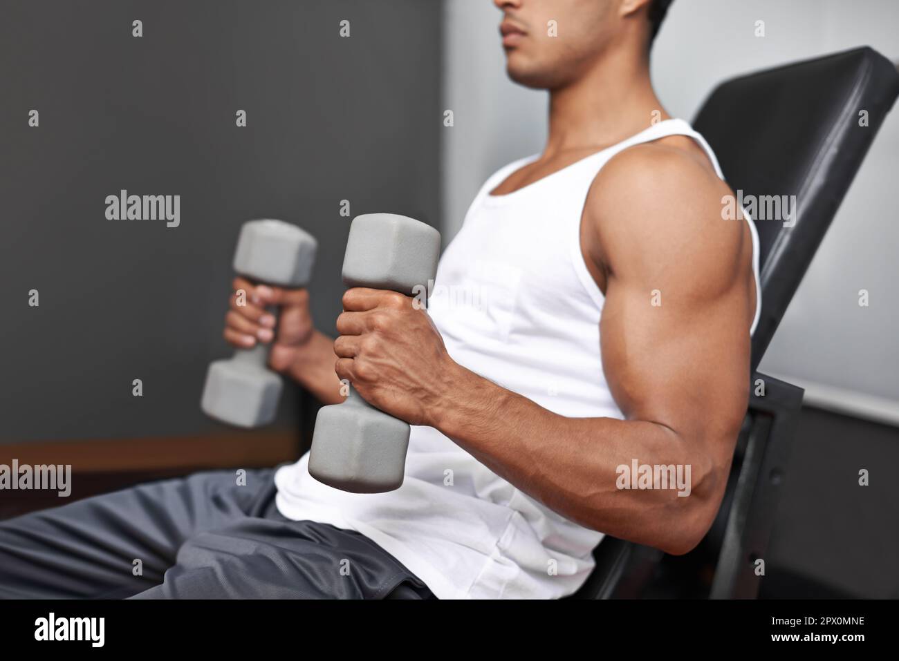 Bulging biceps hi-res stock photography and images - Alamy