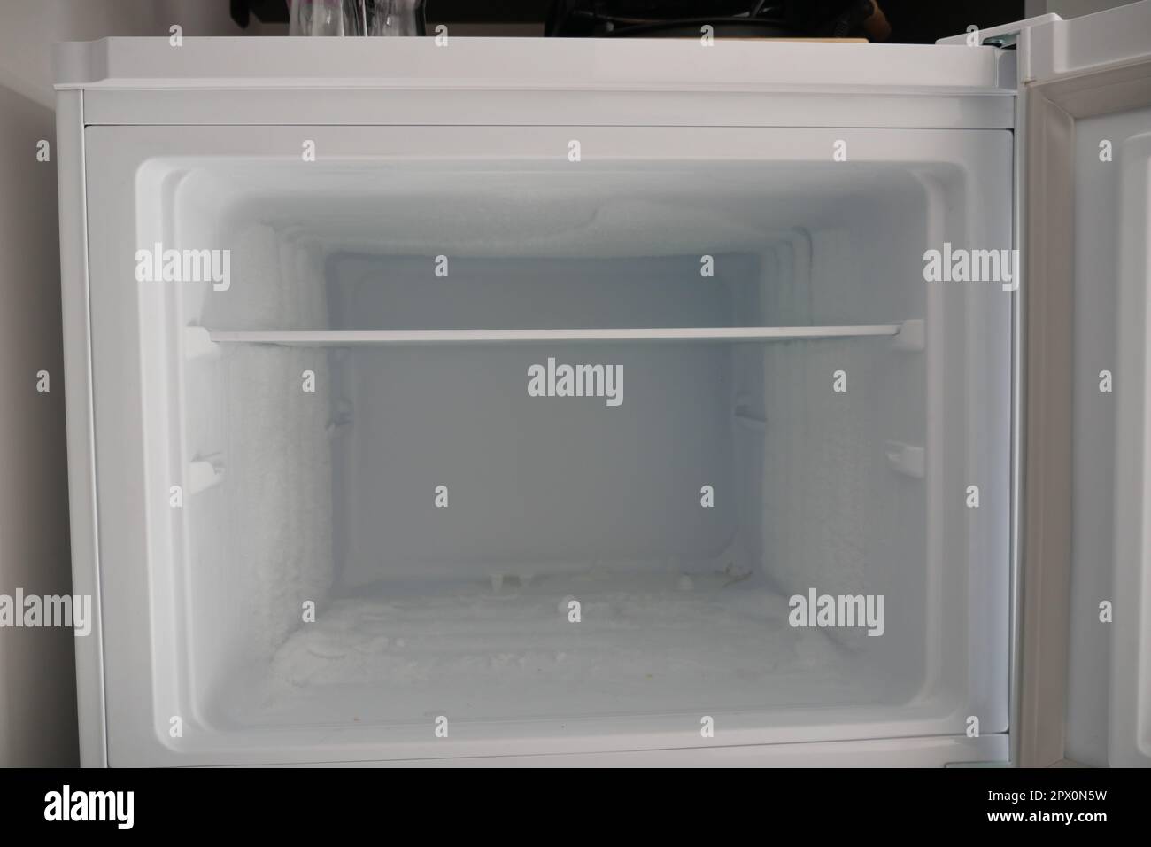 open empty fridge at home Stock Photo - Alamy