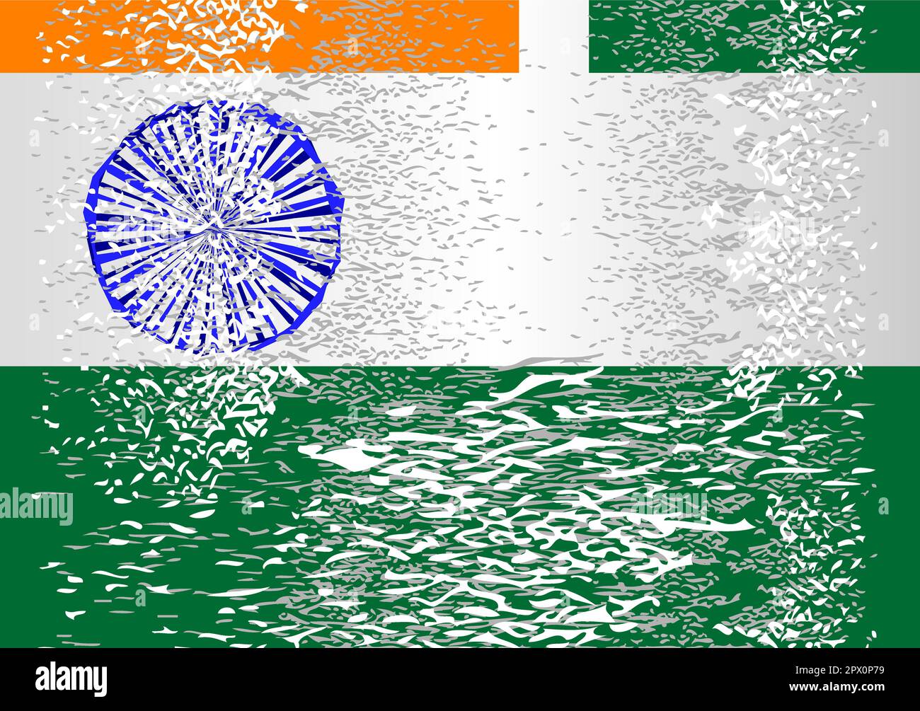 india abstraction with abstract symbols Stock Photo - Alamy