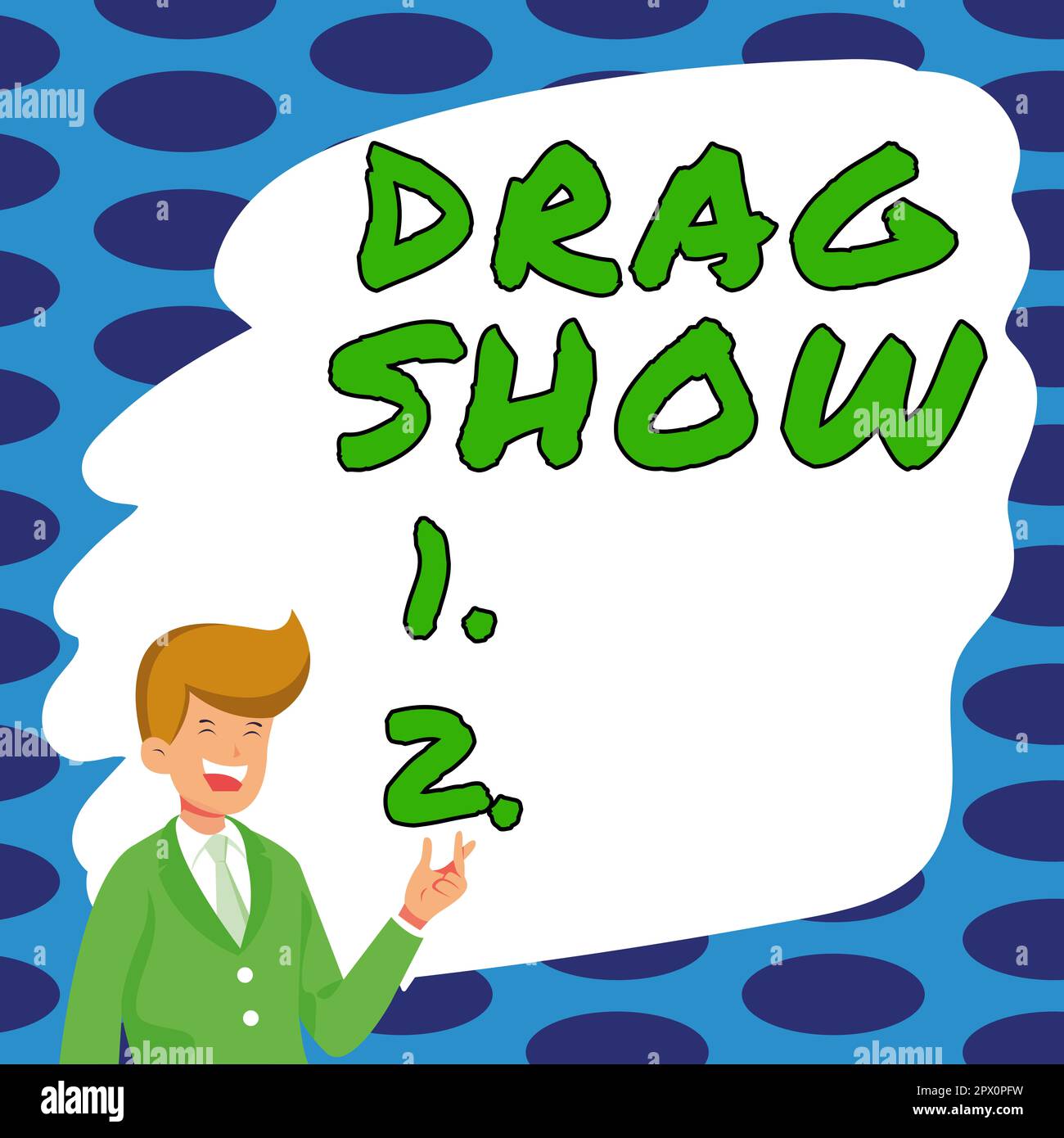 Handwriting text Drag Show, Word Written on competitive event where two ...