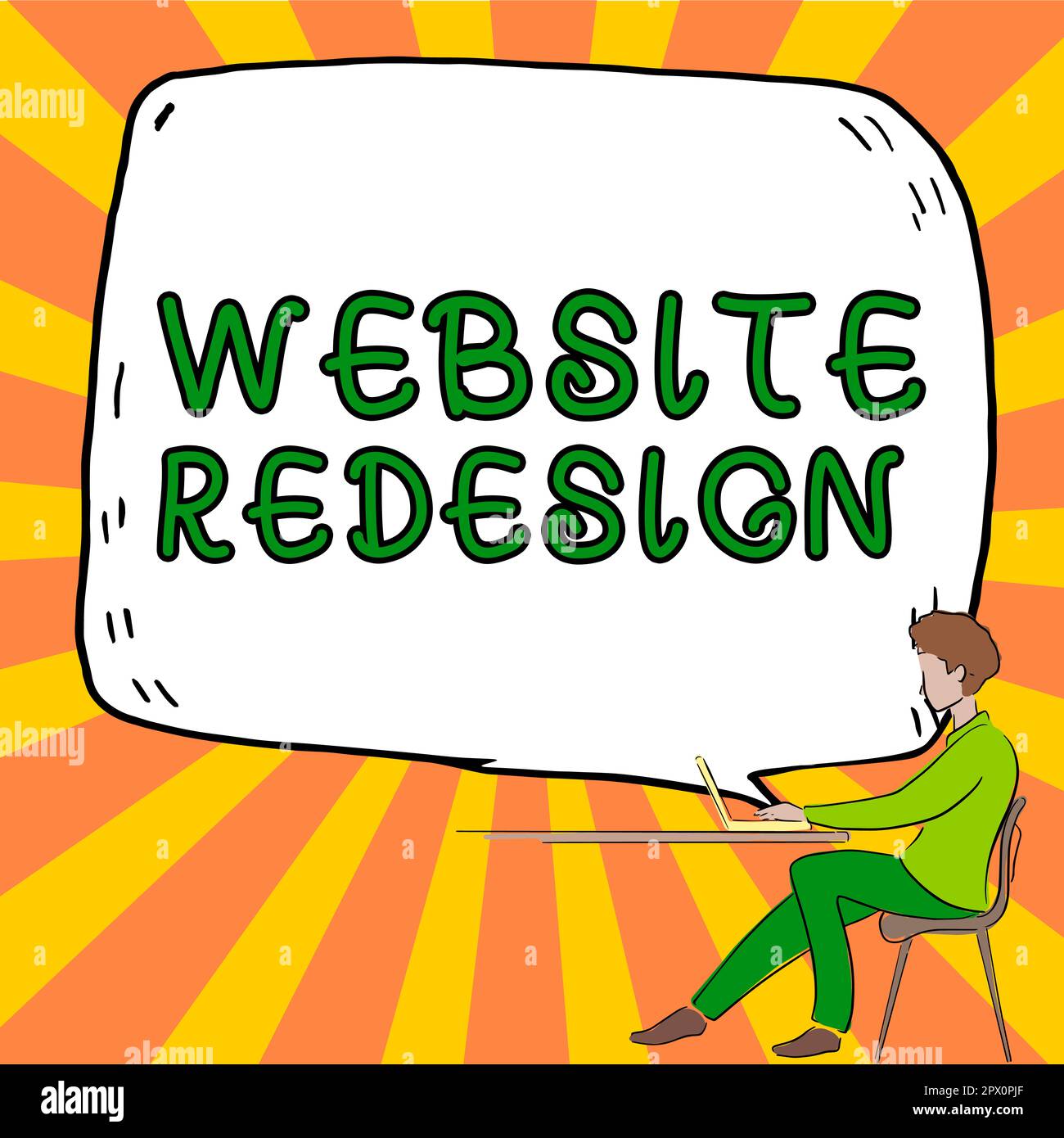 Sign displaying Website Redesign, Concept meaning modernize improver or ...