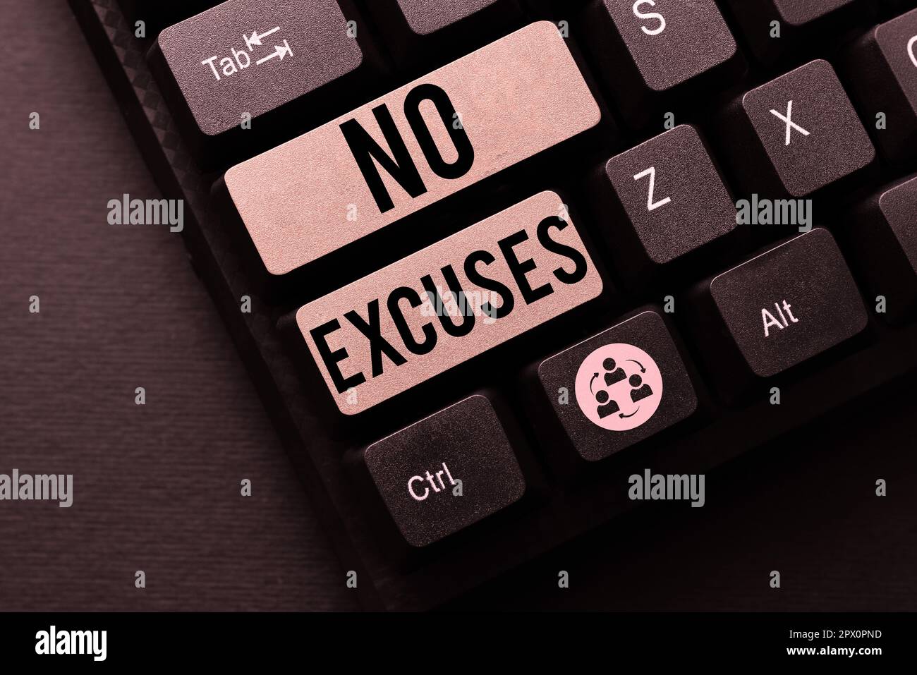 Inspiration showing sign No Excuses, Word Written on telling someone ...