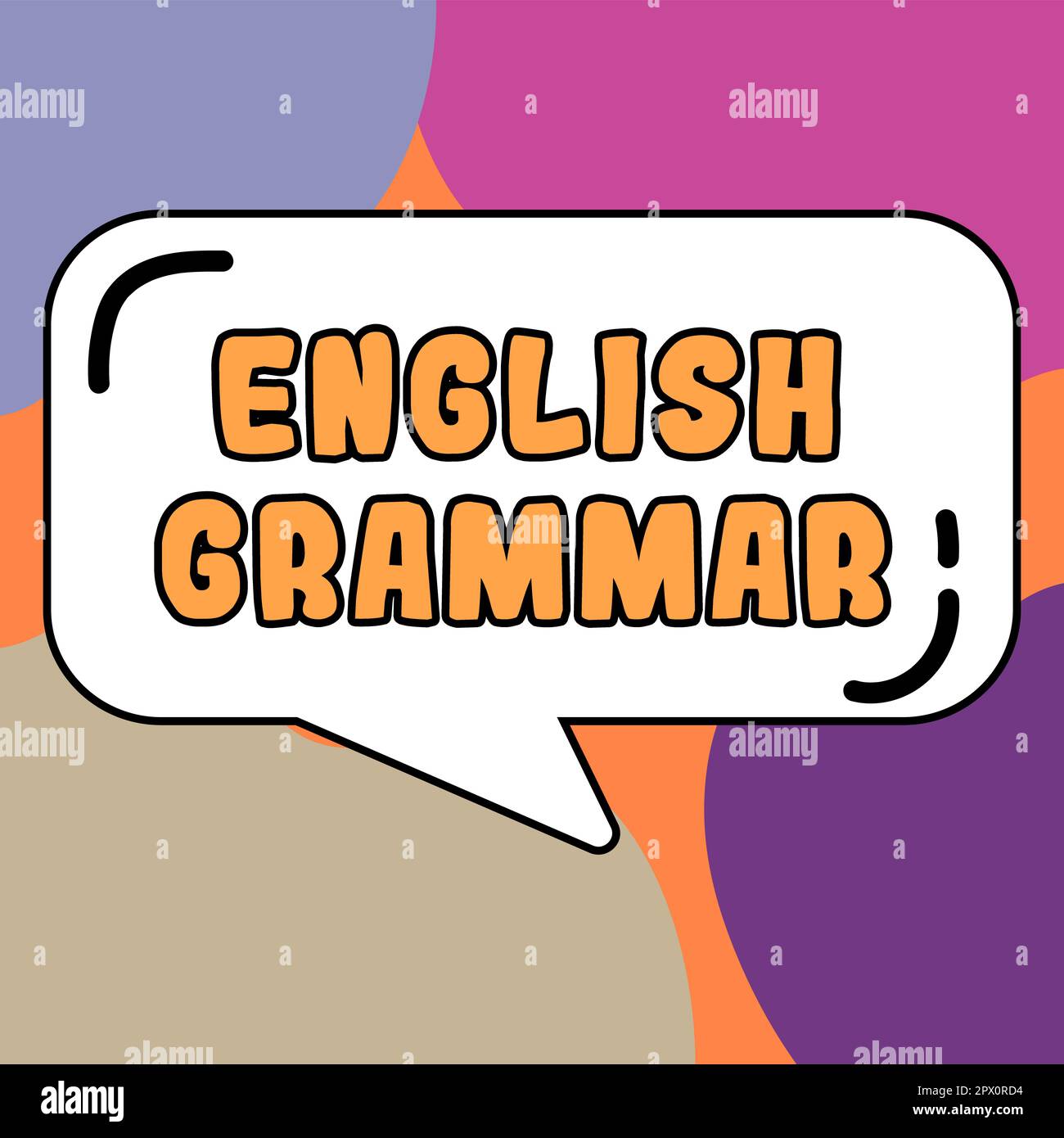 Text sign showing English Grammar, Business concept courses cover all ...