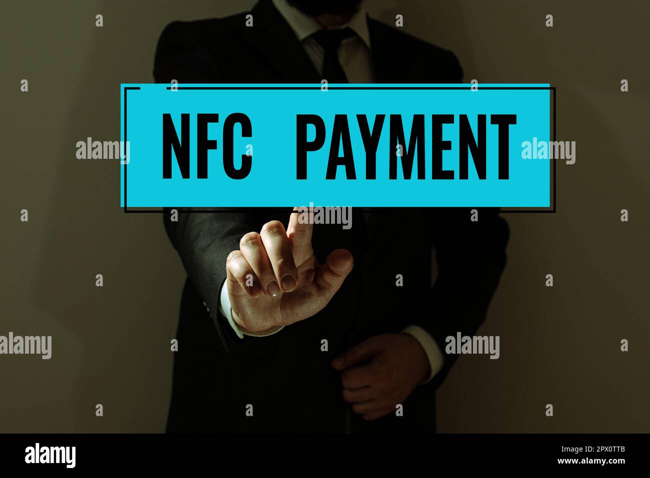 Sign displaying Nfc Payment, Concept meaning contactless payment that ...