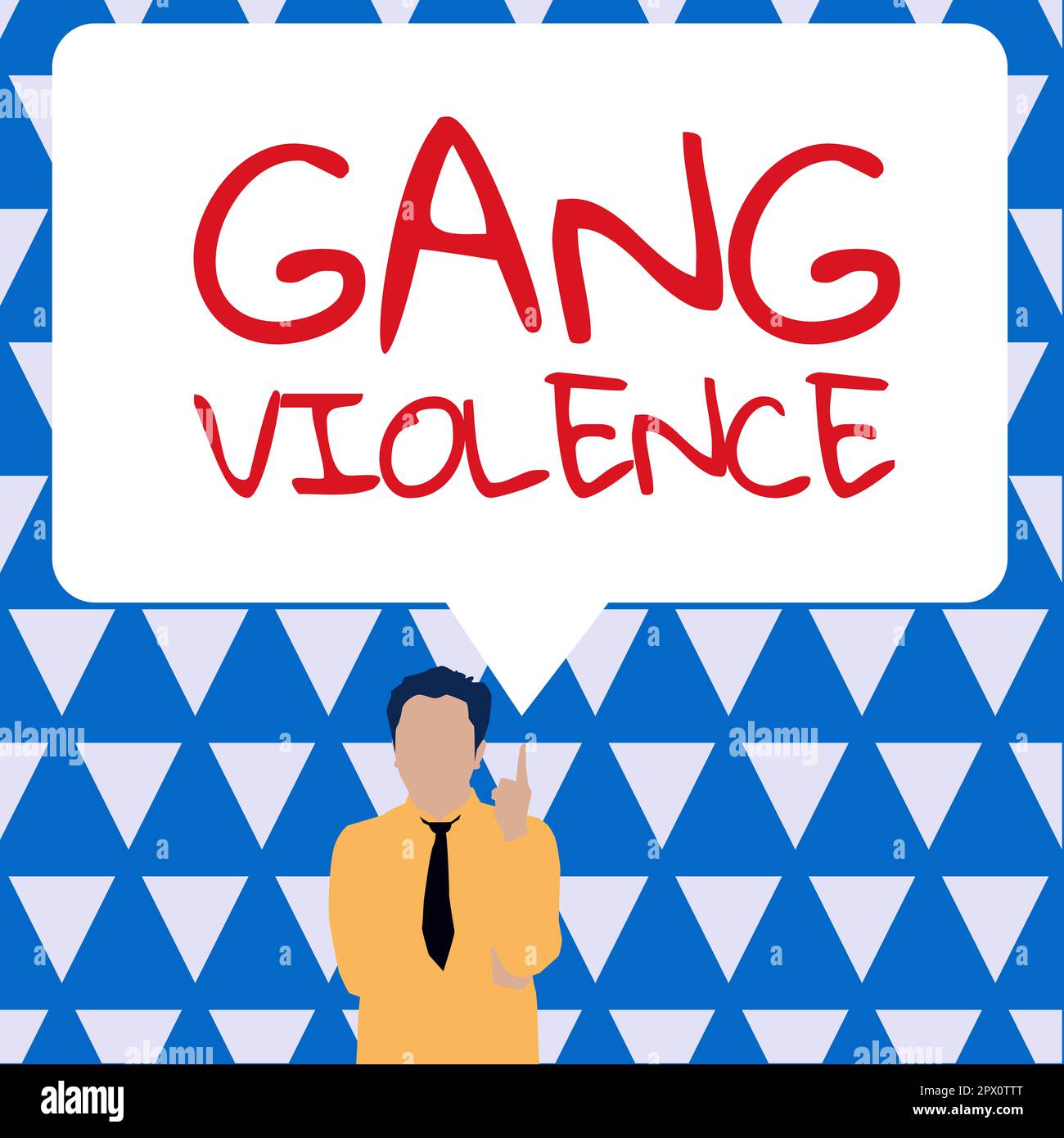 Hand writing sign Gang Violence, Business approach infringement of the ...