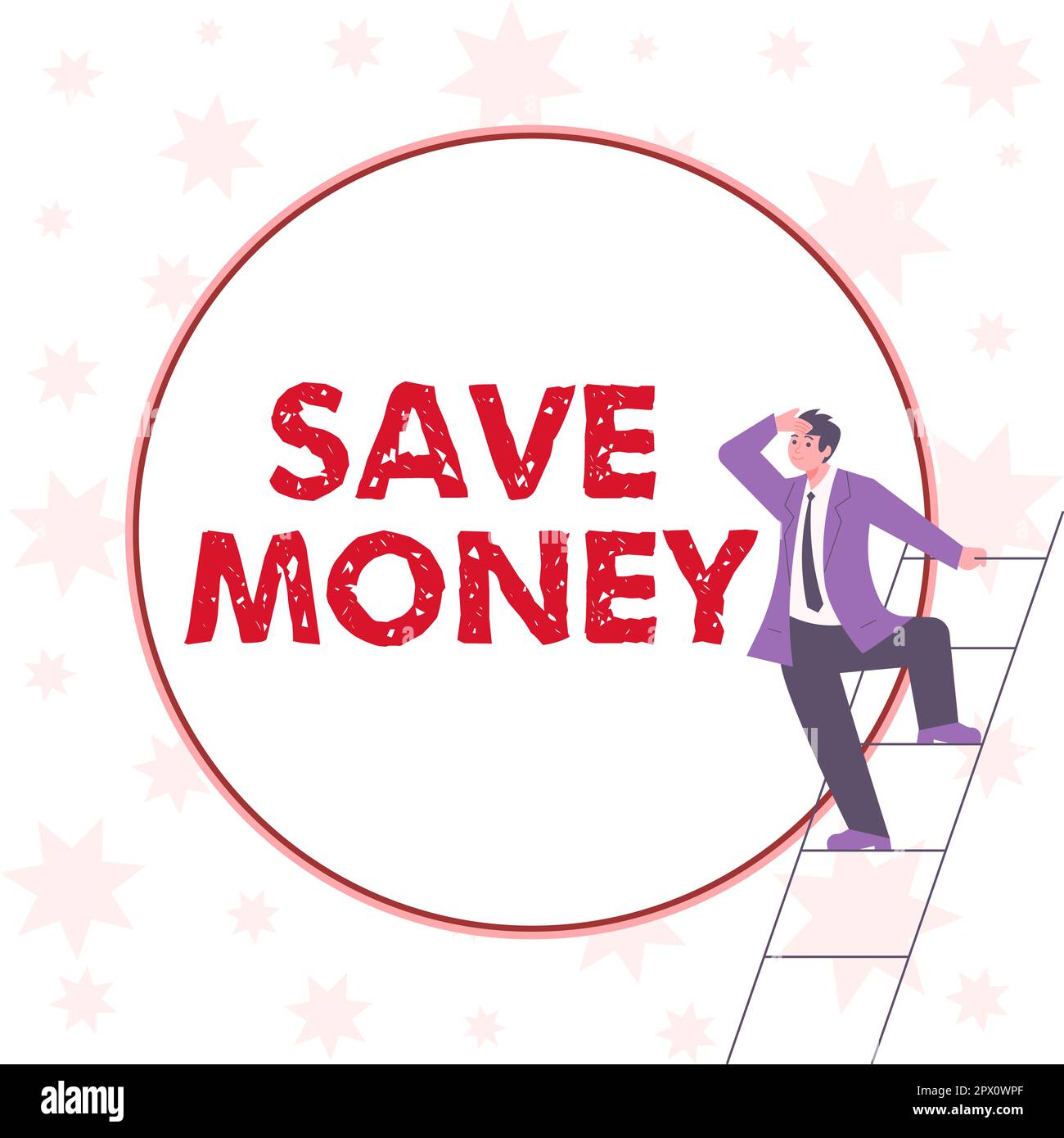 Writing displaying text Save Money, Word for store some of your cash ...