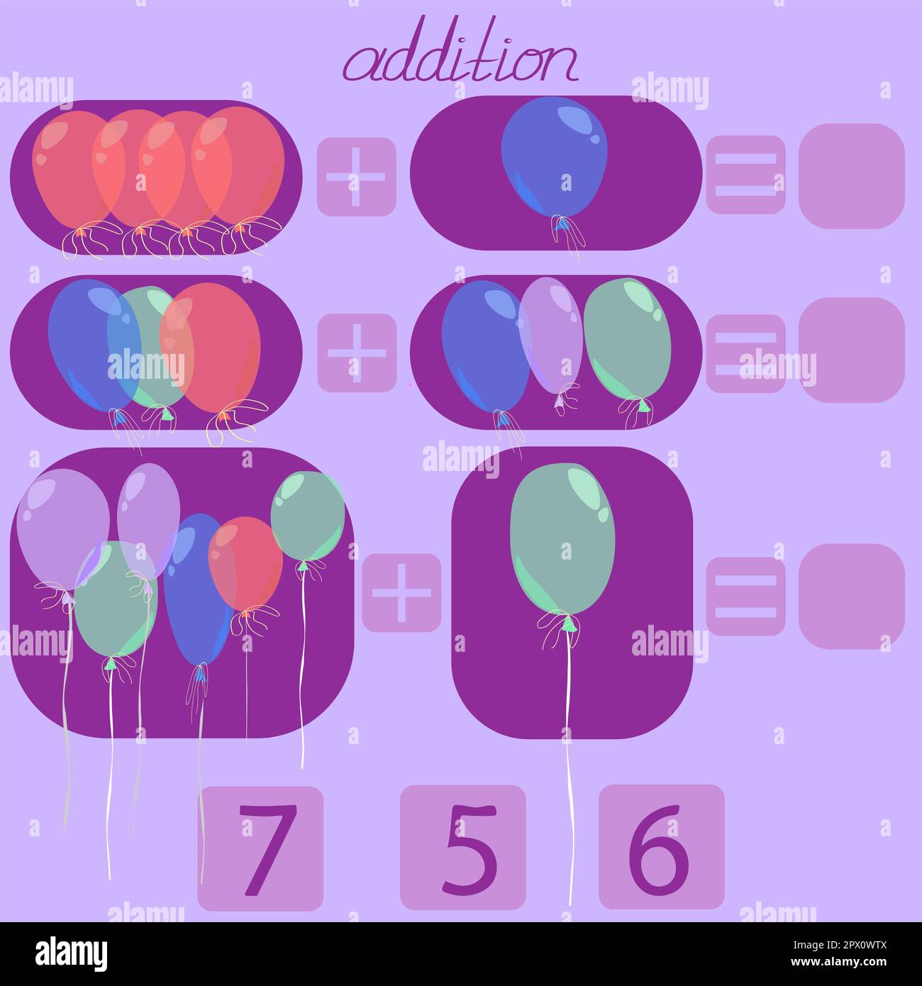 count the balloons in the picture and put the desired number in the ...