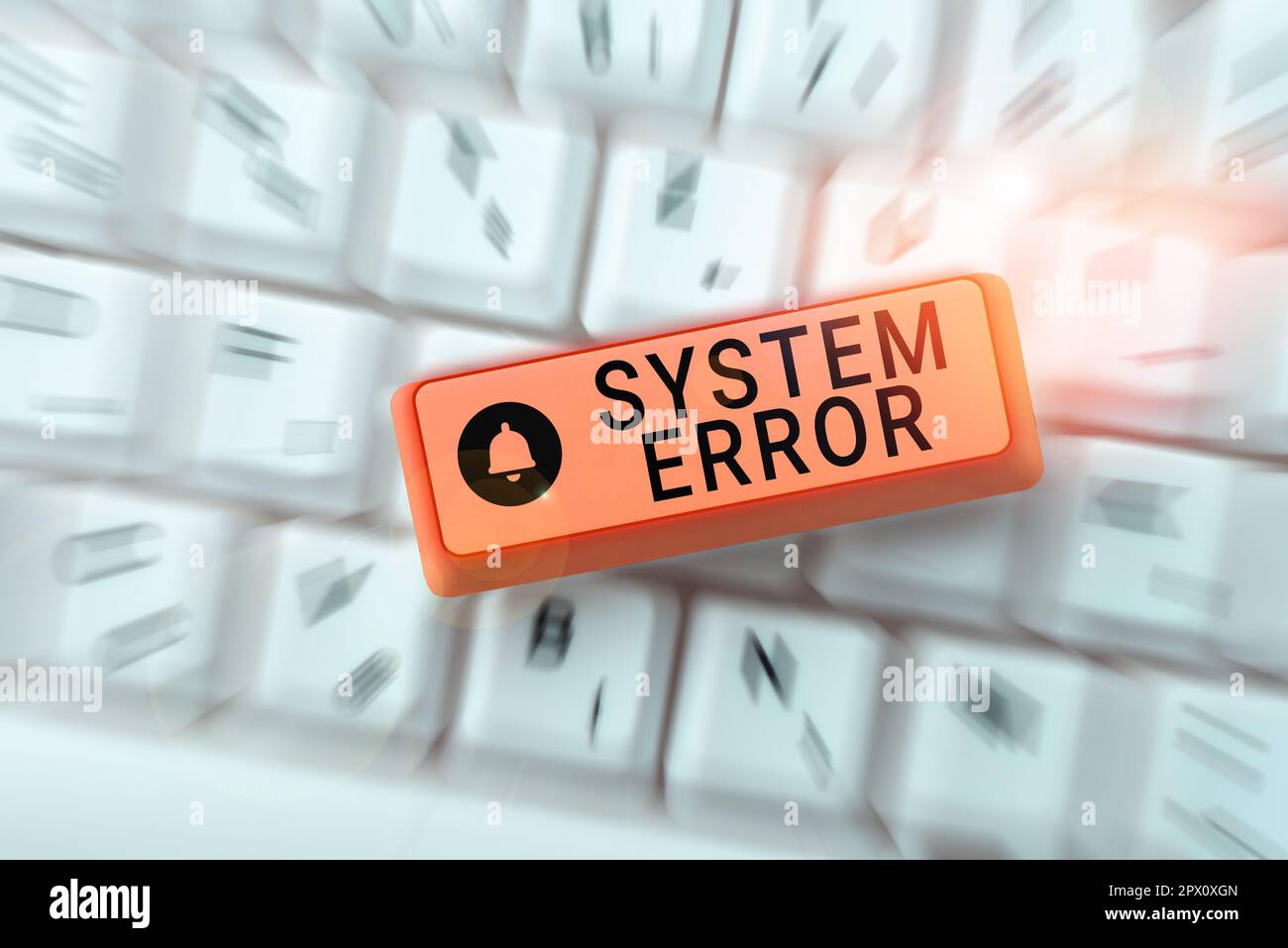 Conceptual caption System Error, Internet Concept Technological failure ...