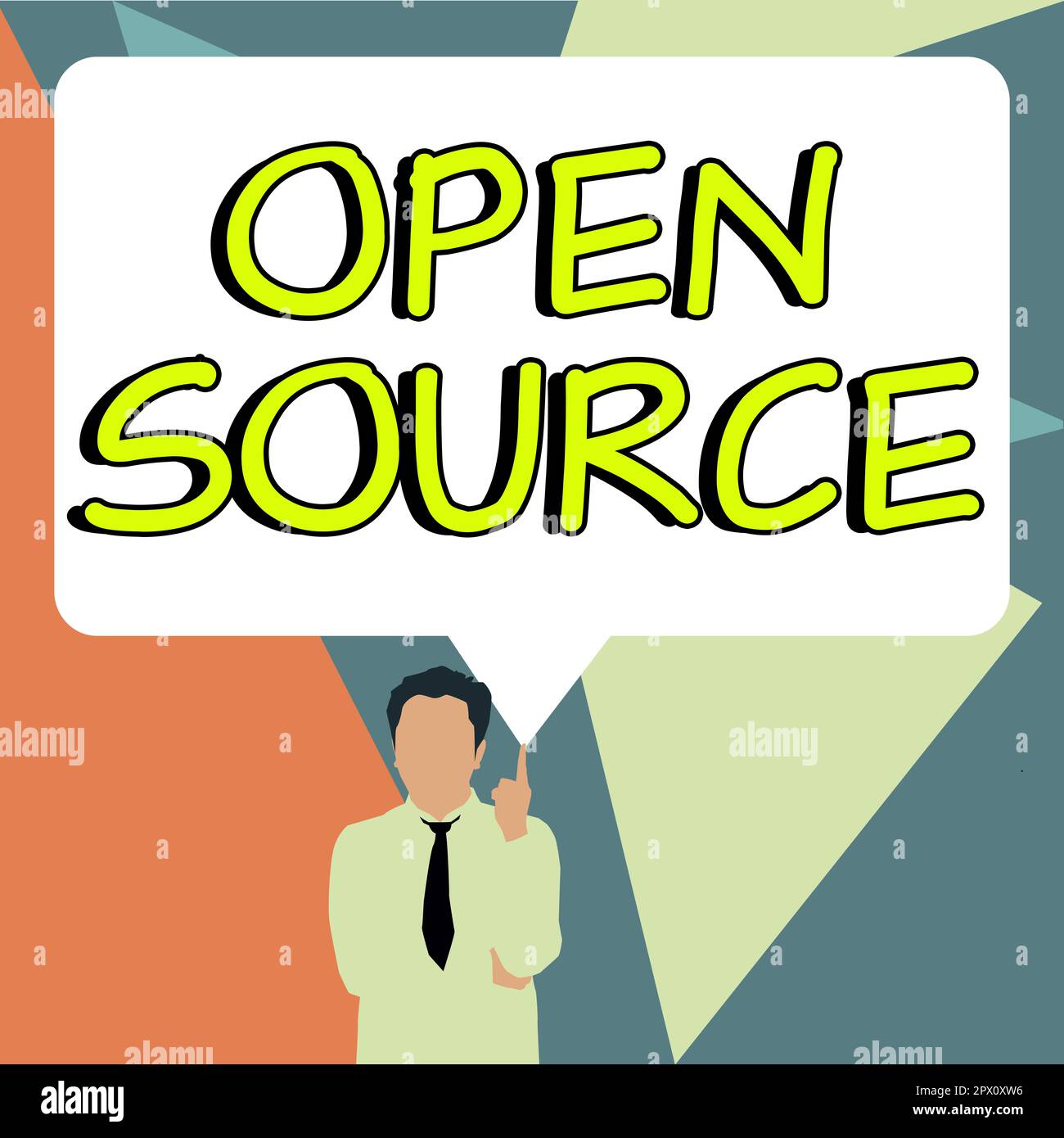 Text showing inspiration Open Source, Business concept denoting ... Text showing inspiration Open Source, Business concept denoting ...