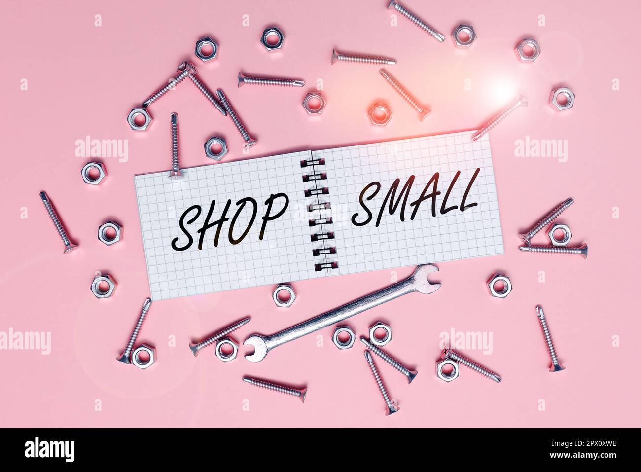 Conceptual caption Shop Small, Business approach nationwide movement ...