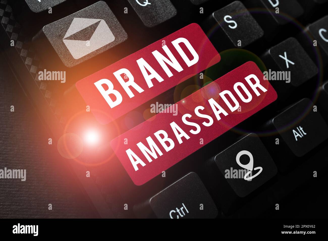 Conceptual display Brand Ambassador, Word Written on agent accredited ...