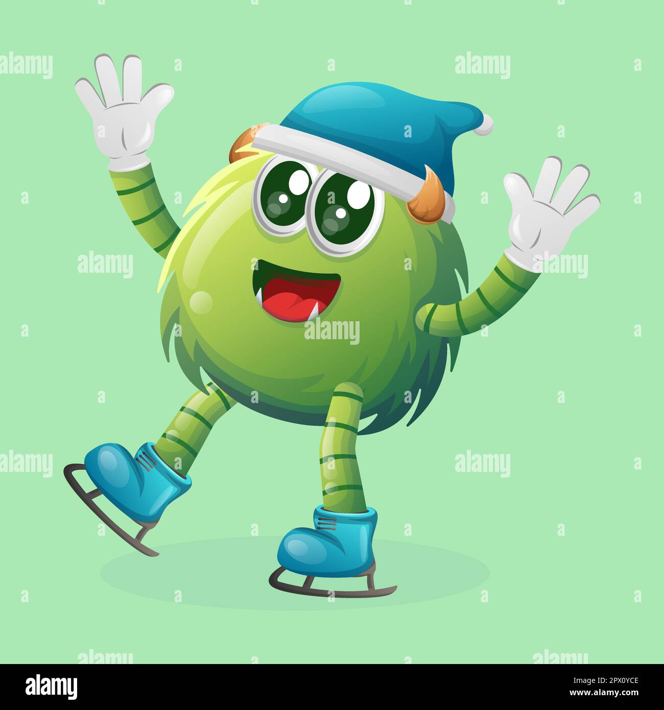 Ice skating school children Stock Vector Images - Alamy