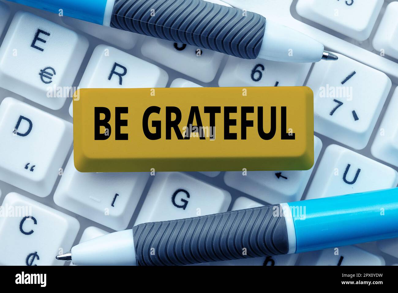 Text caption presenting Be Grateful, Business idea feeling or showing ...