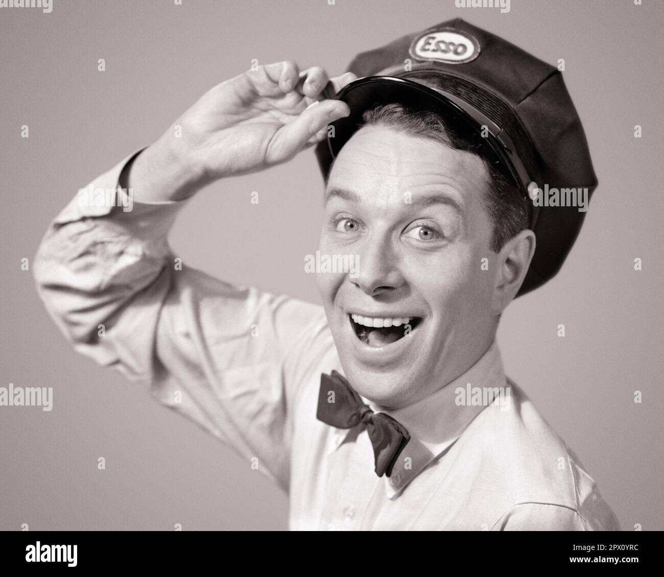 Esso man logo hi-res stock photography and images - Alamy