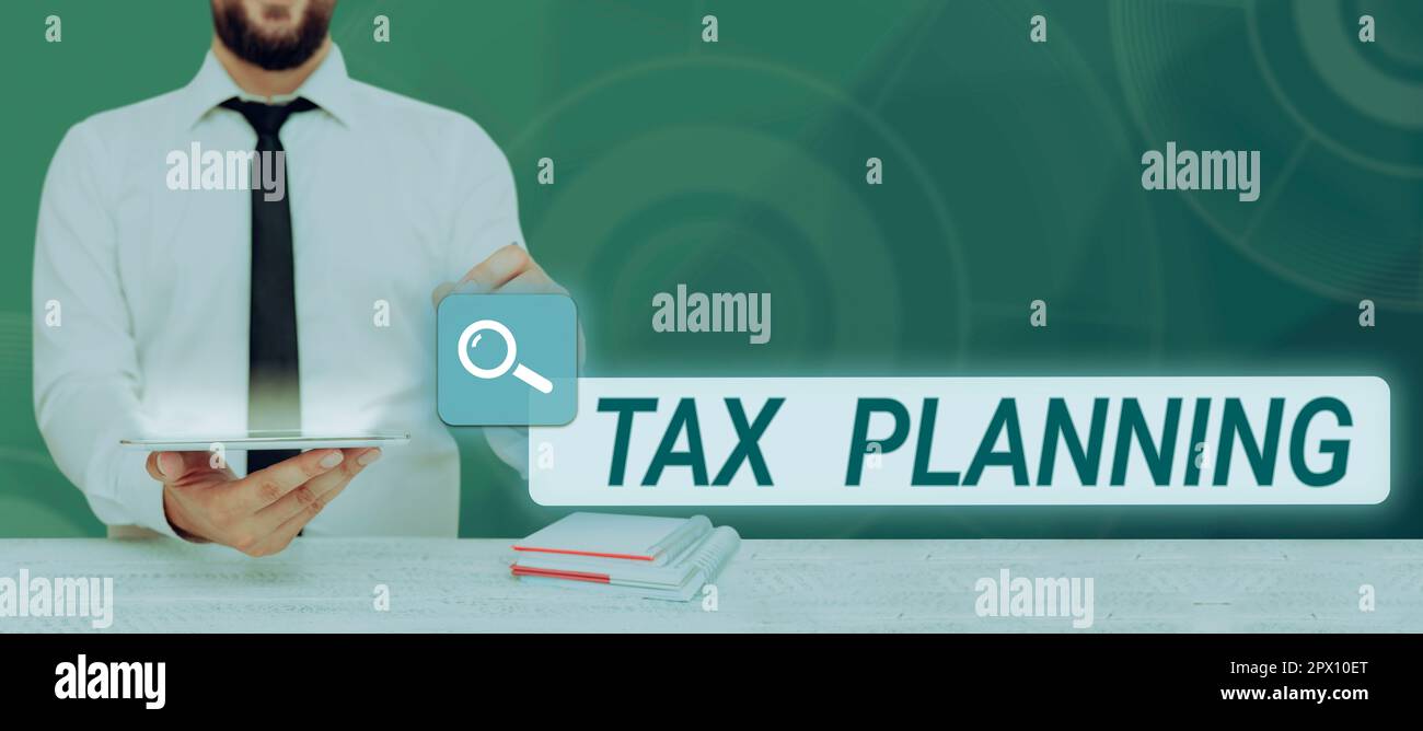 Conceptual display Tax Planning, Internet Concept analysis of financial ...