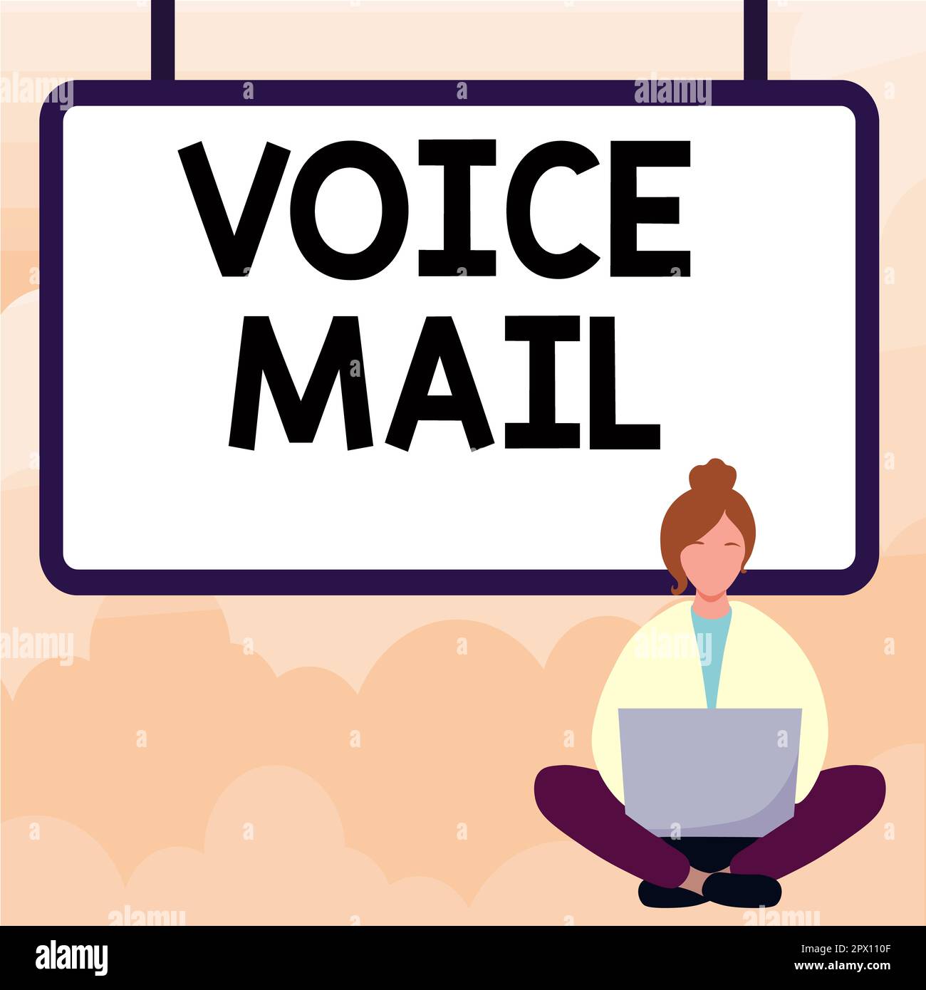 Inspiration showing sign Voice Mail, Conceptual photo Electronic system ...