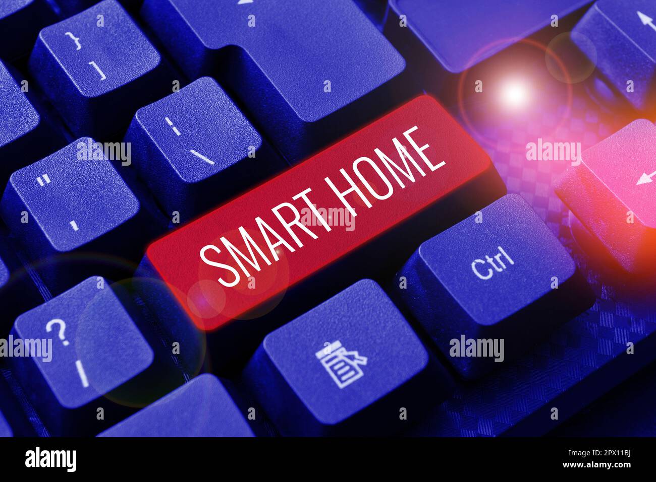 Inspiration showing sign Smart Home, Word for automation system control ...
