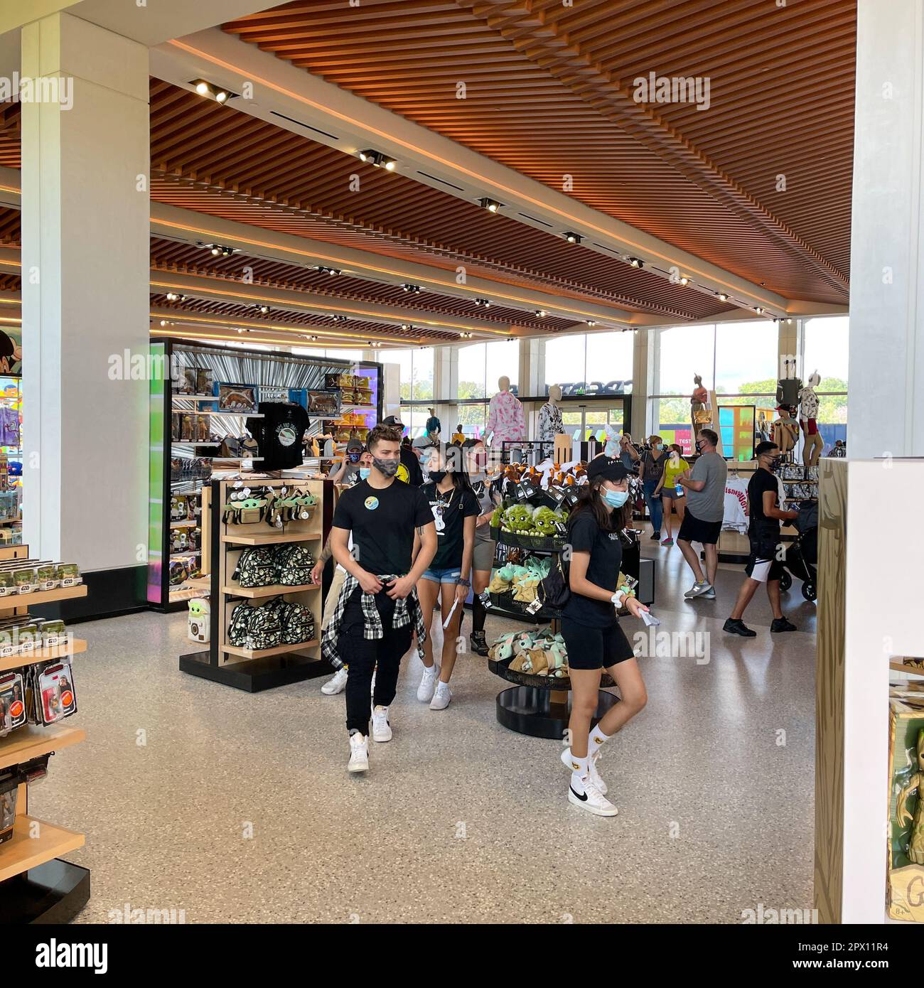 Orlando, FL USA- October 9, 2021: People shopping at The Creations ...