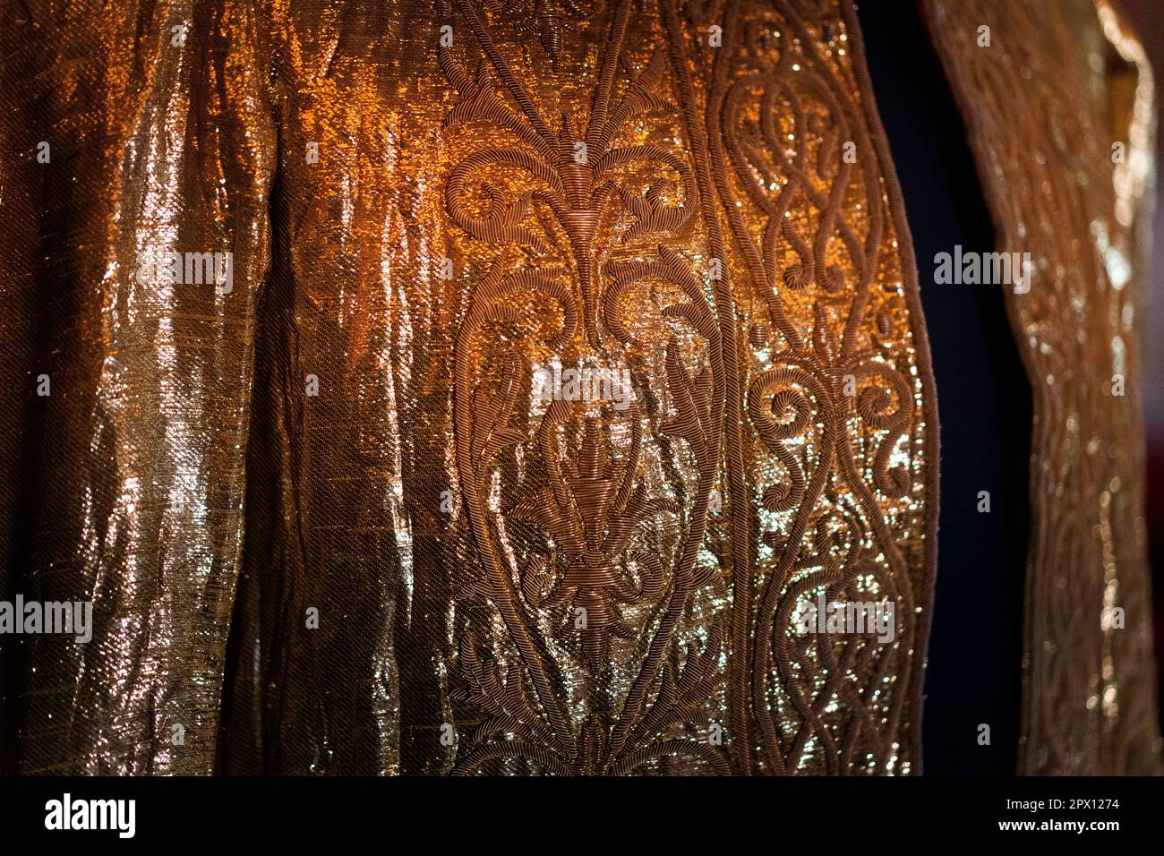 Detail of the Supertunica which forms part of the Coronation Vestments ...