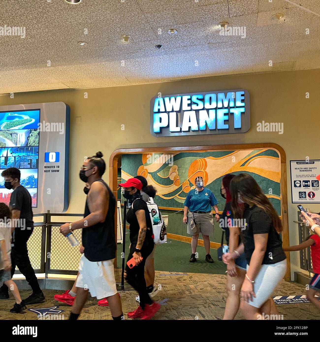 orlando, FL USA- April 27, 2021: The interior to the Land Pavillion at ...
