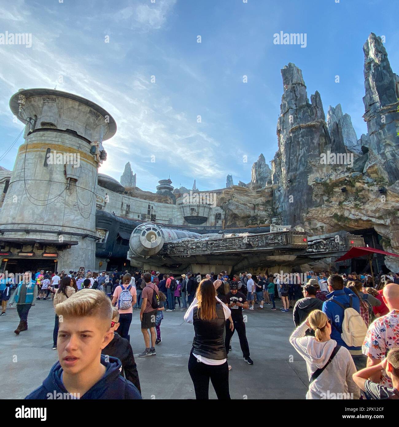 Orlando,FL/USA-11/27/19: Millennium Falcon Smugglers Run ride entrance ...