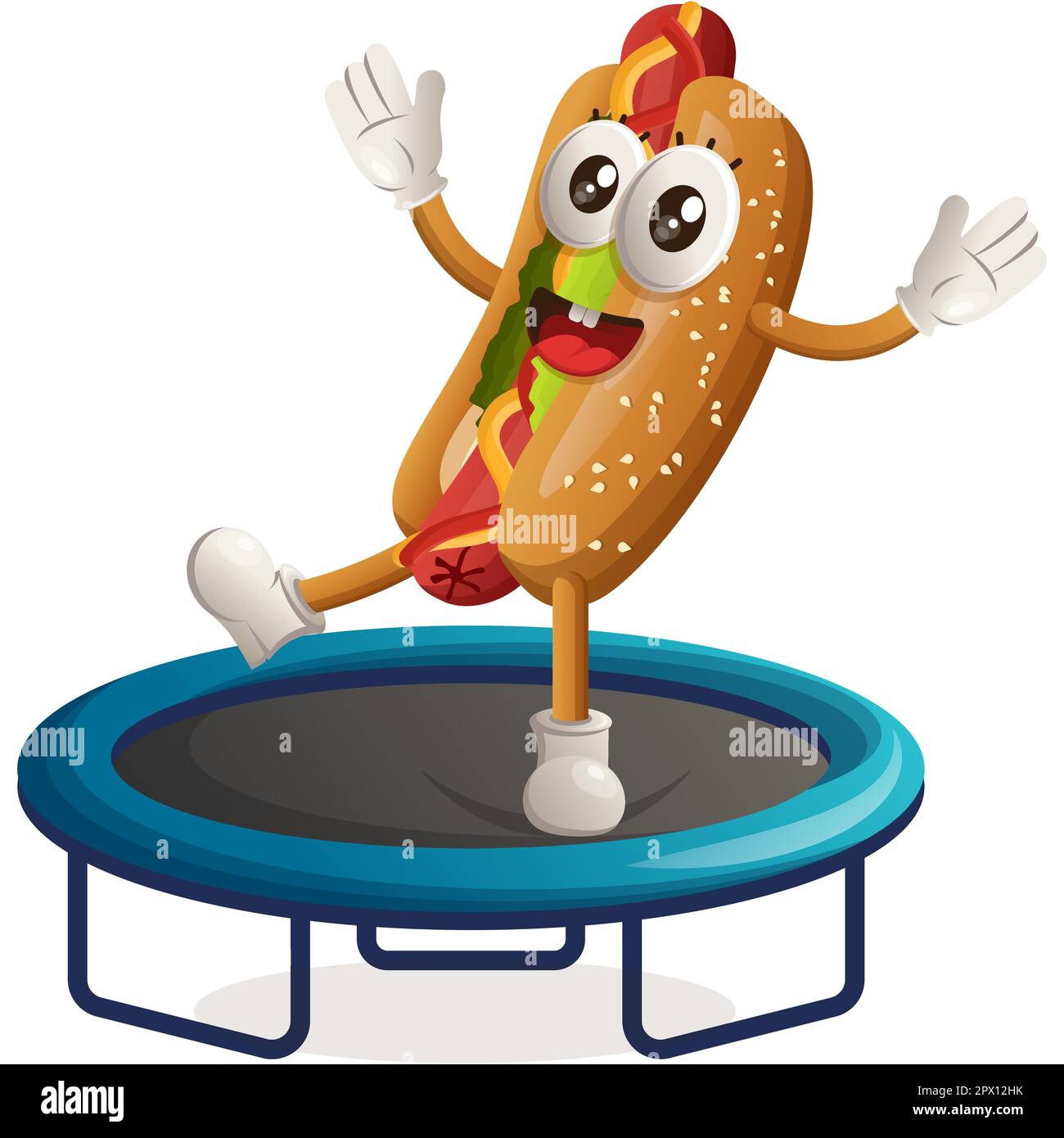 Hot dog vegetables ketchup Stock Vector Images - Alamy