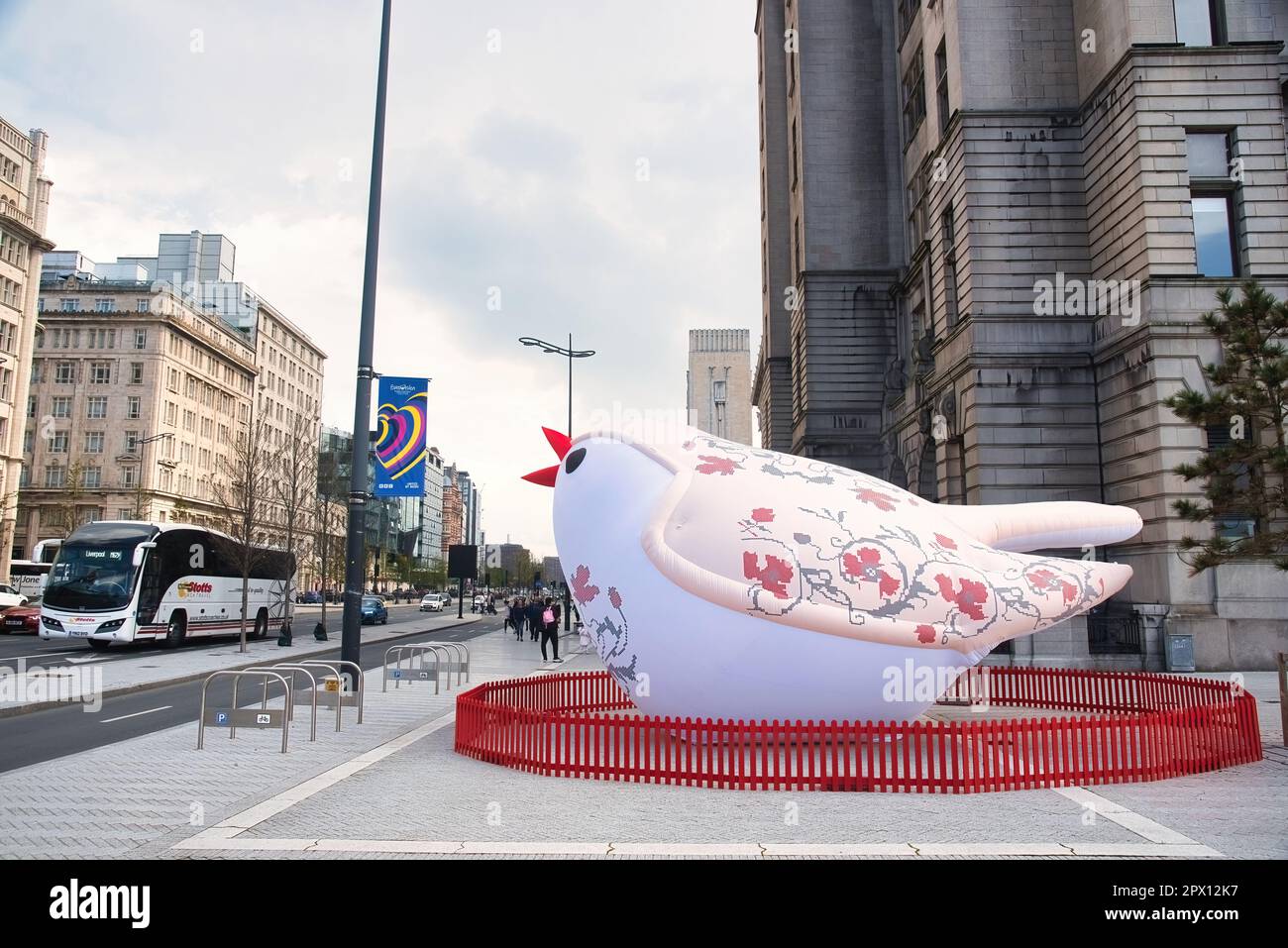 Liverpool, UK. 29th Apr, 2023. A Soloveiko Songbird, known as the ...
