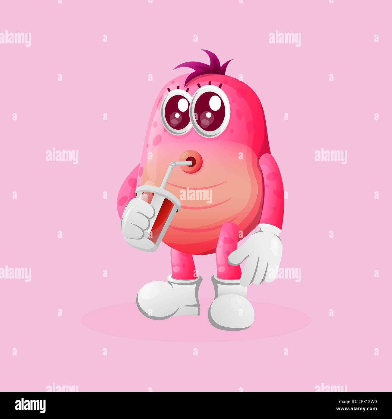 Child with cola Stock Vector Images - Alamy