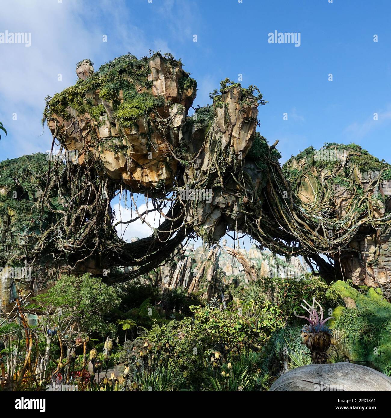 orlando, FL USA -May 12, 2019: The floating mountains in the movie ...