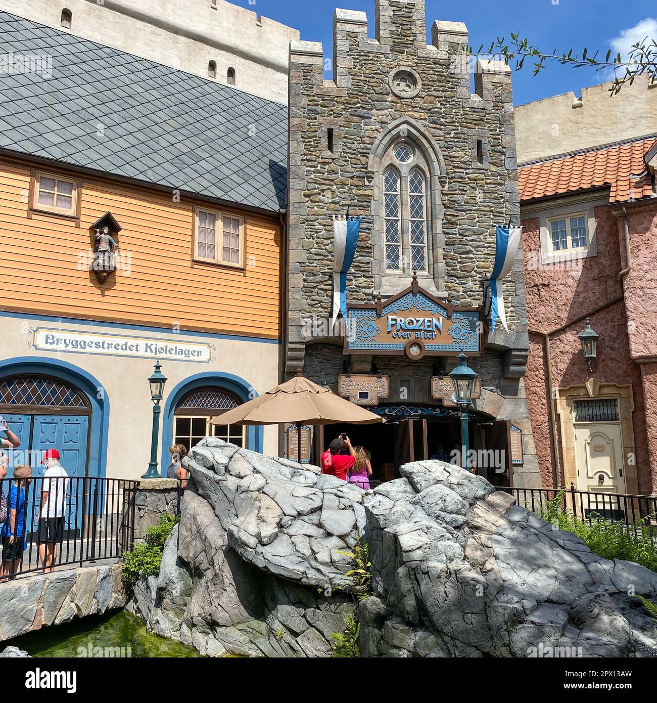 Orlando, FL USA- August 3, 2020: The Frozen ride at the Norway ...