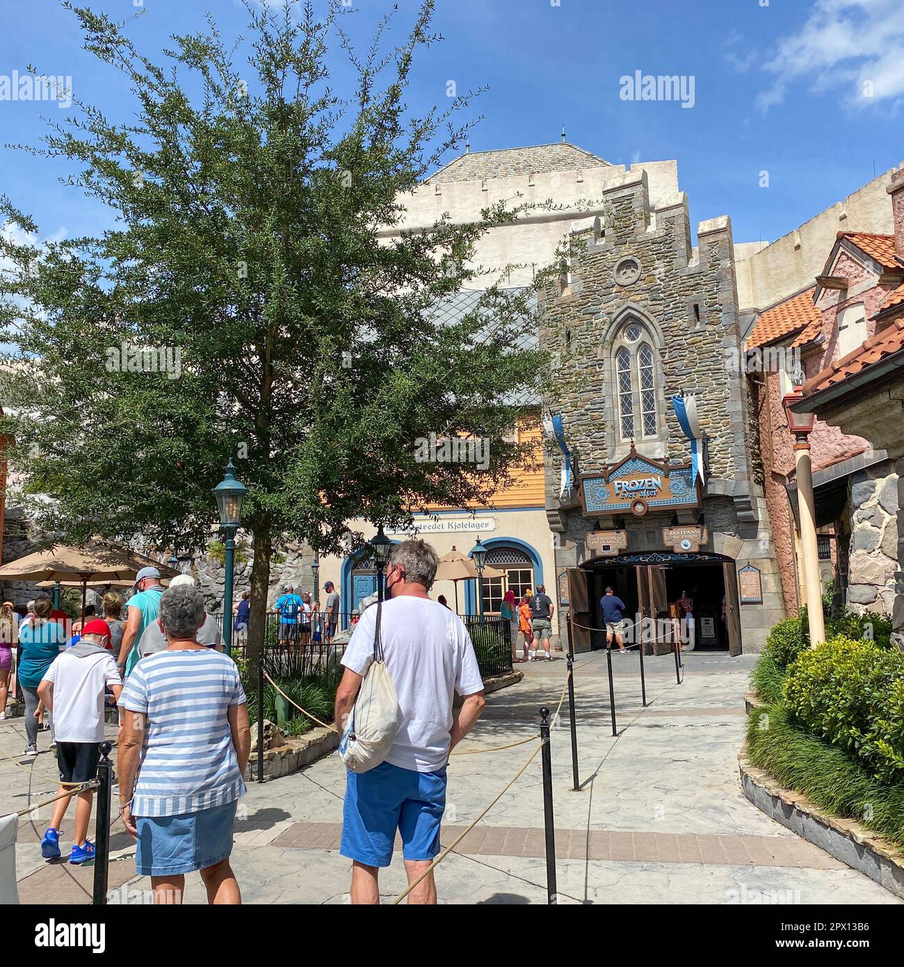 Orlando, FL USA- August 3, 2020: The Frozen ride at the Norway ...