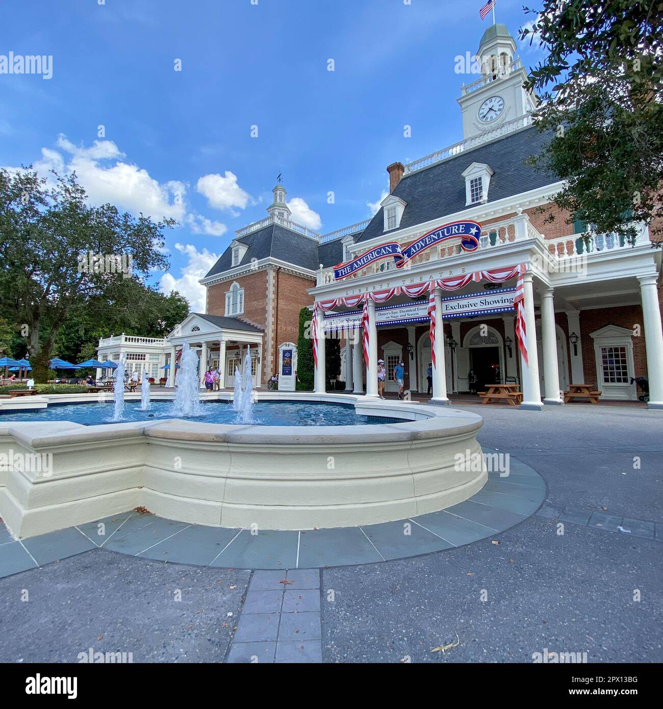 Orlando, FL USA- August 3, 2020: The American Adventure Pavillion at ...