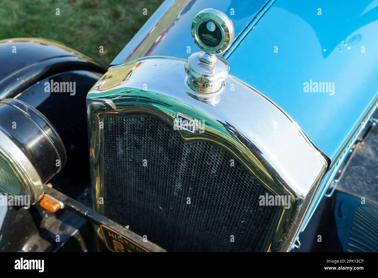 Fragment of luxury car Buick Master Six, 1928. Meeting of fans of retro ...