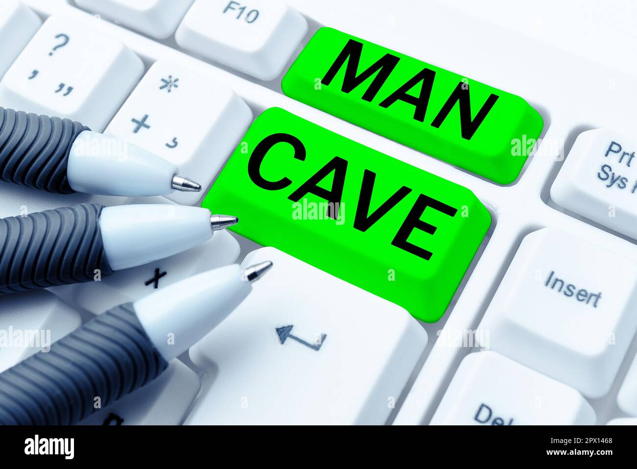 Text showing inspiration Man Cave, Word for a room, space or area of a ...