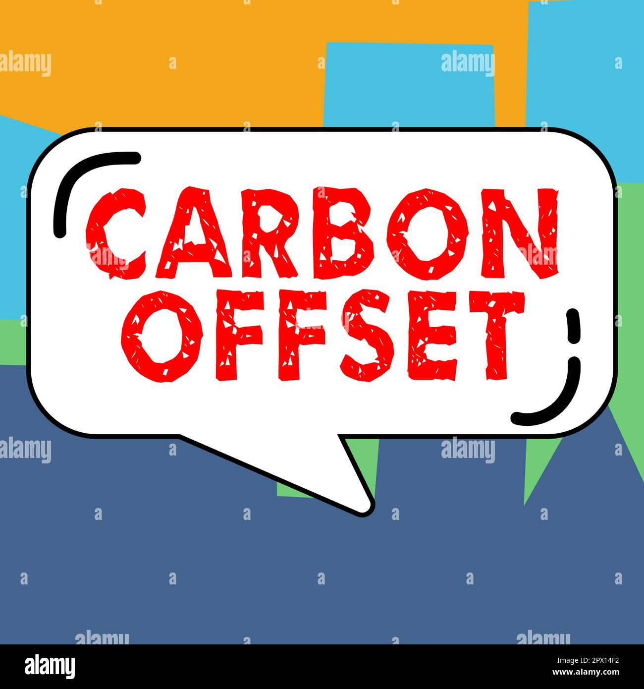 Writing displaying text Carbon Offset, Word Written on Reduction in ...