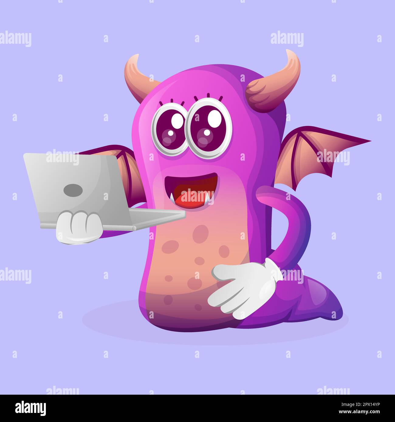 Cartoon kids laptop hi-res stock photography and images - Alamy