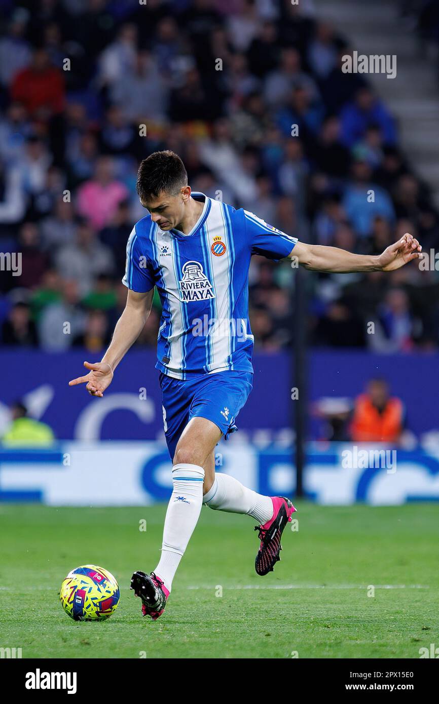 BARCELONA - MAR 18: Cesar Montes in action at the LaLiga match between ...