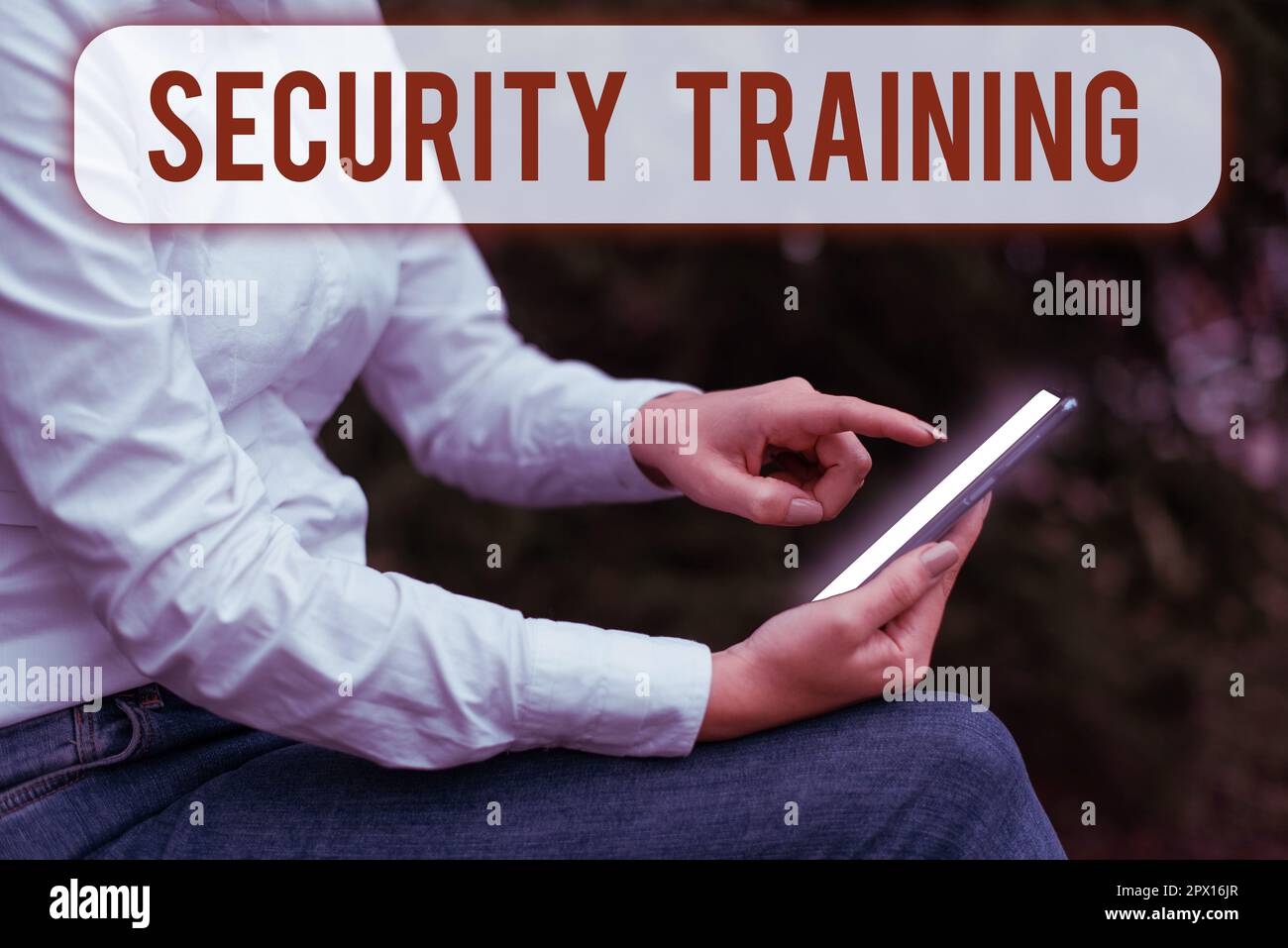 Hand writing sign Security Training, Business idea providing security ...