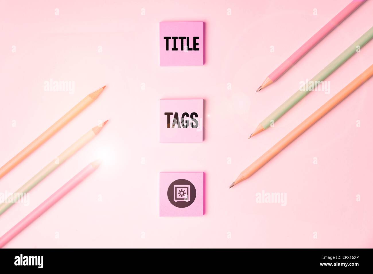 Text caption presenting Title Tags, Business idea the HTML element that ...