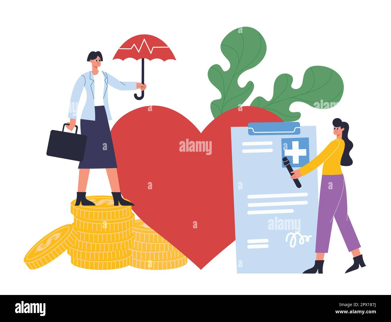 Risk insurance protecting health. Medical package agreement. Emergency ...