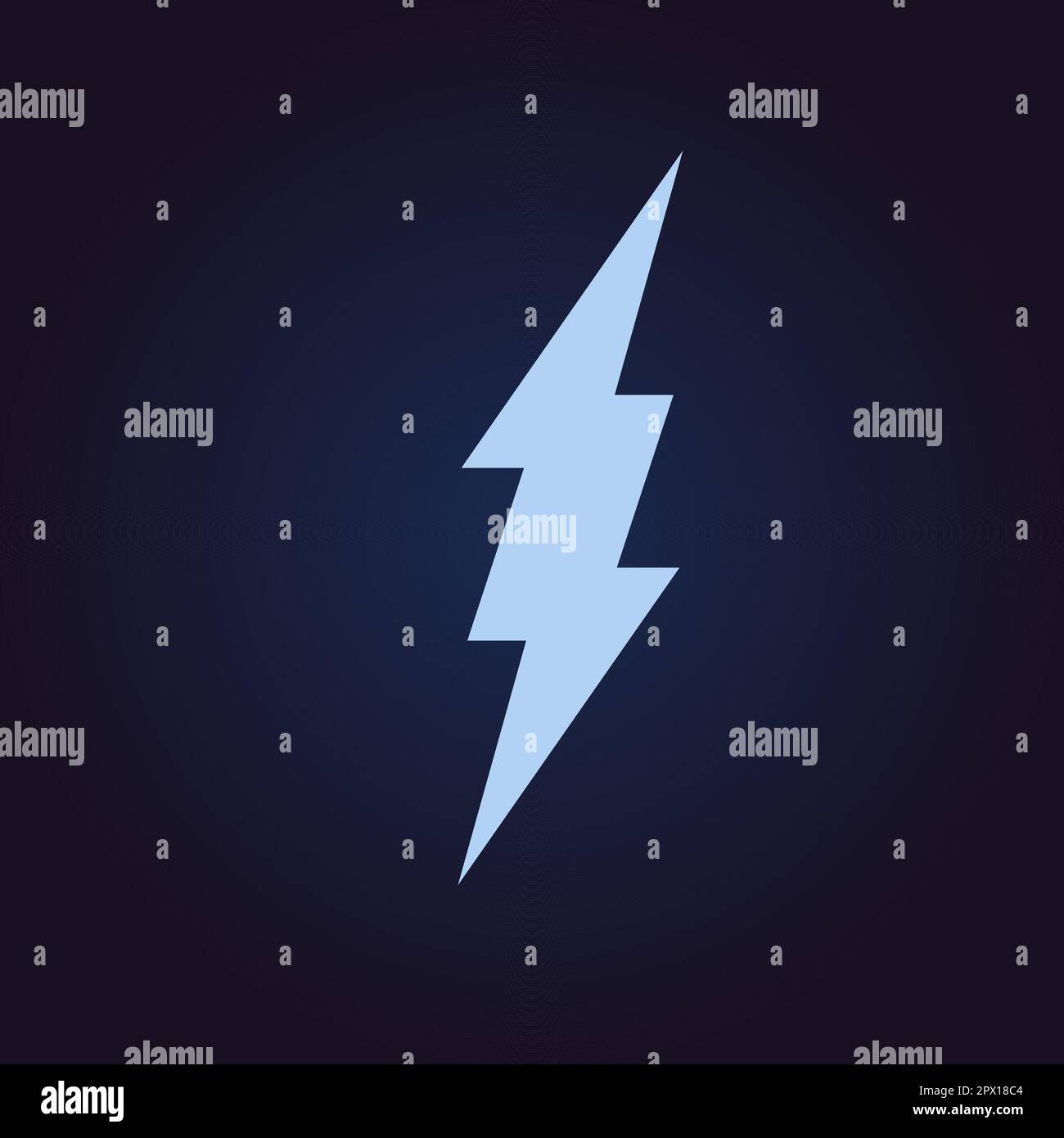 Electric energy flash icon, thunderbolt symbol, lightning strike ...