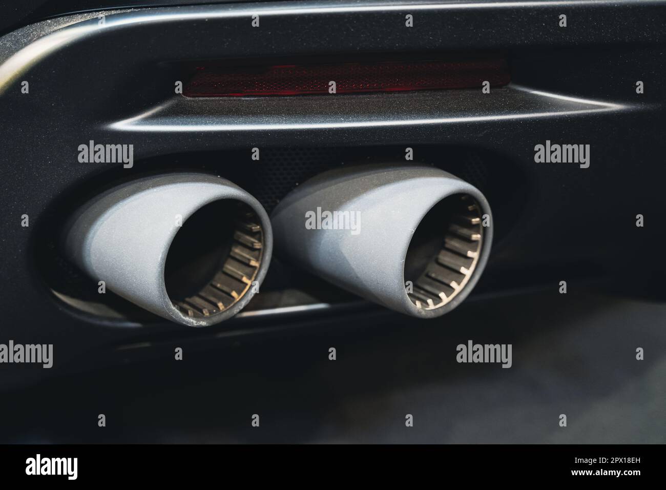 Car race exhaust pipes hi-res stock photography and images - Alamy