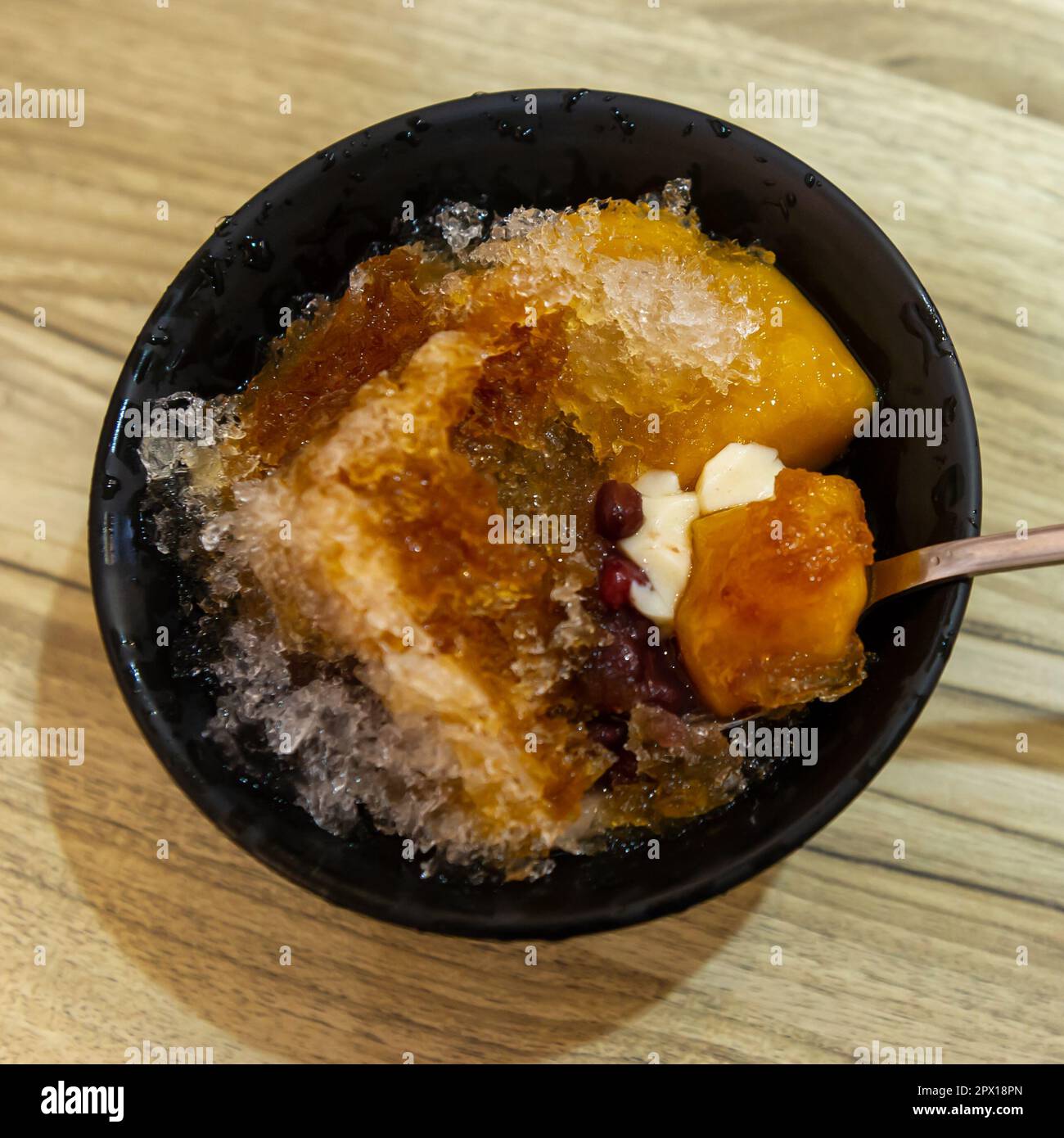 Taro Ball dessert at Jiufen Old Street, Taiwan Stock Photo - Alamy