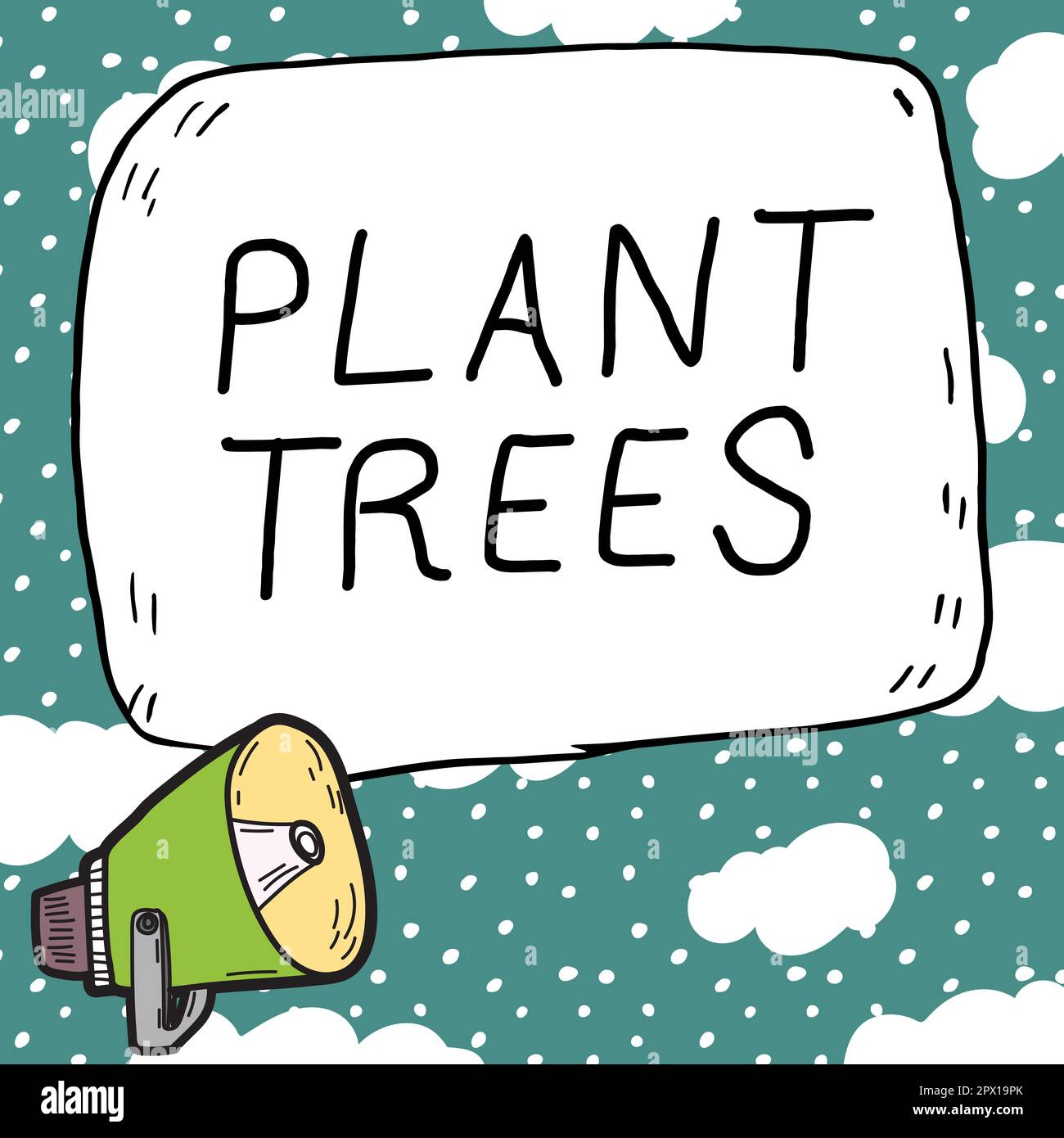 Hand writing sign Plant Trees, Business idea process of planting a tree ...