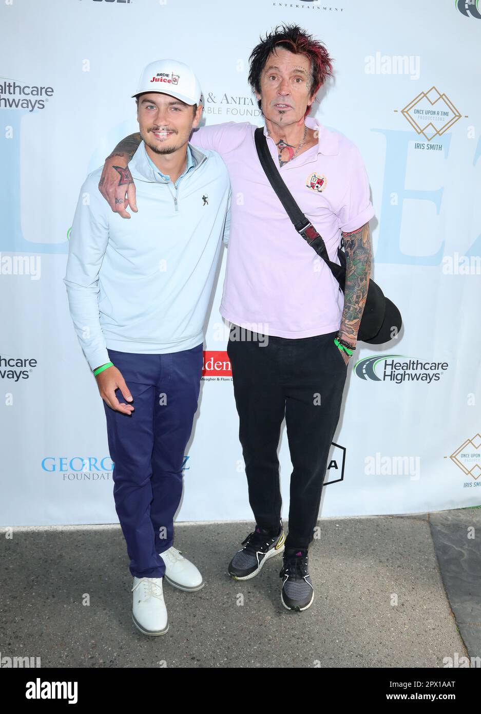 Toluca Lake, USA. 01st May, 2023. Brandon Thomas Lee, Tommy Lee arrives ...