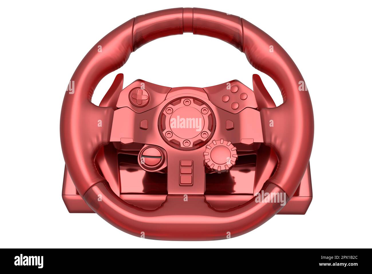 Realistic leather steering wheel in trendy style glassmorphism or ...