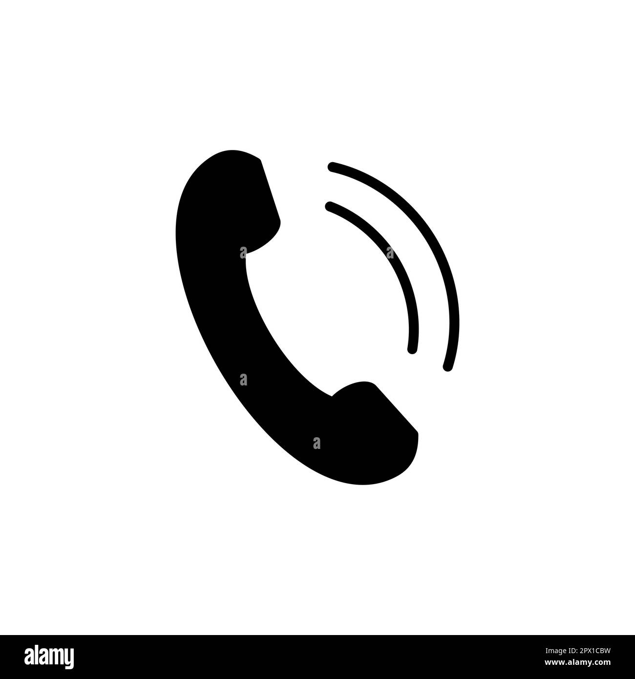 Call icon vector. phone icon vector Stock Vector Image & Art - Alamy